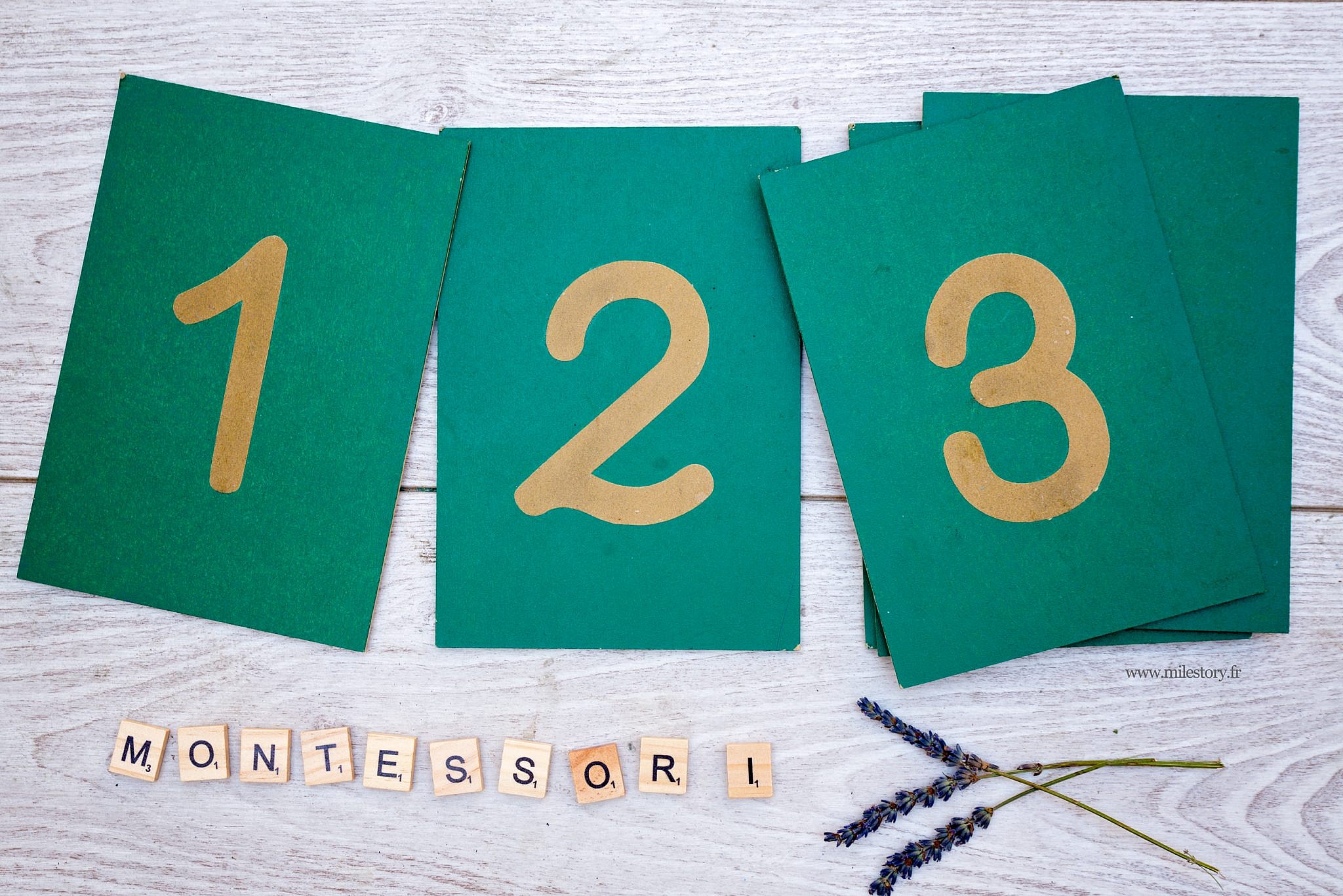 DIY les chiffres rugueux Montessori avec Silhouette Studio - Milestory ...