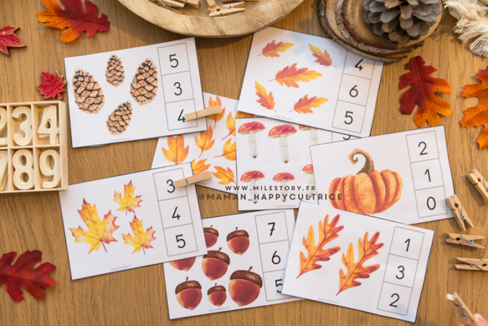 Activités autonomes thème automne d'inspiration Montessori - maternelle ...