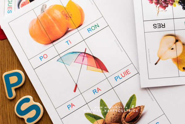 Puzzles de mots d'automne à imprimer PS, MS, GS - Milestory.fr Fiches d ...