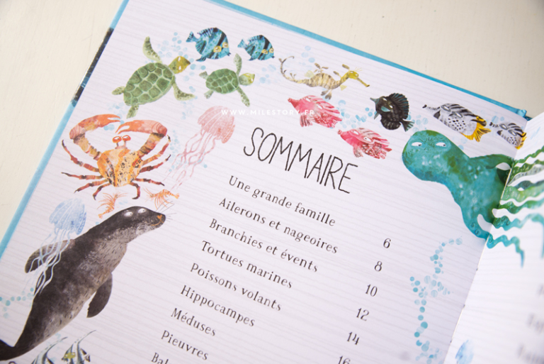 Livre - Nos incroyables animaux marins - Milestory.fr Fiches d ...