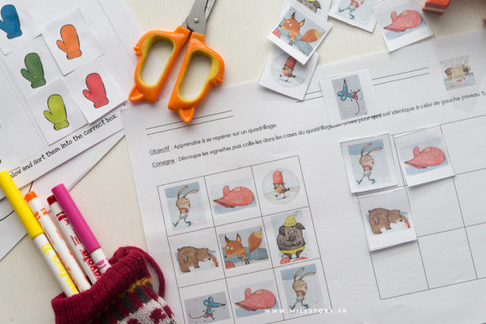 Exploitation Album Activités La moufle Maternelle avec fiches à ...