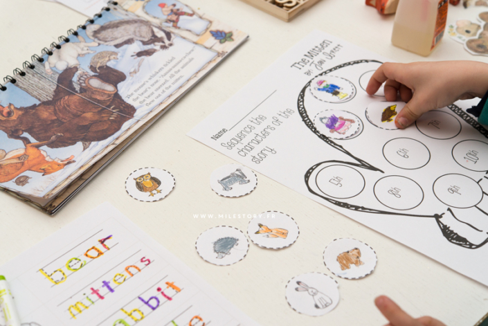Exploitation Album Activités La moufle Maternelle avec fiches à ...