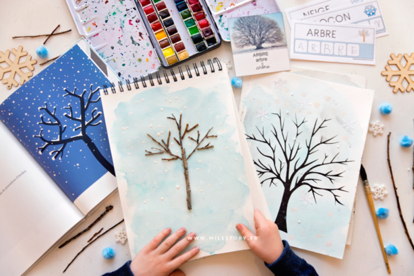 Exploitation album l'arbre et l'hiver en maternelle - Milestory.fr ...