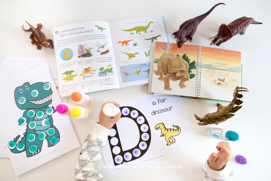 Livres et activités dinosaures en maternelle - Milestory