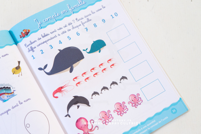 Activités Océans, Mer, plage et coquillages - maternelle - Milestory