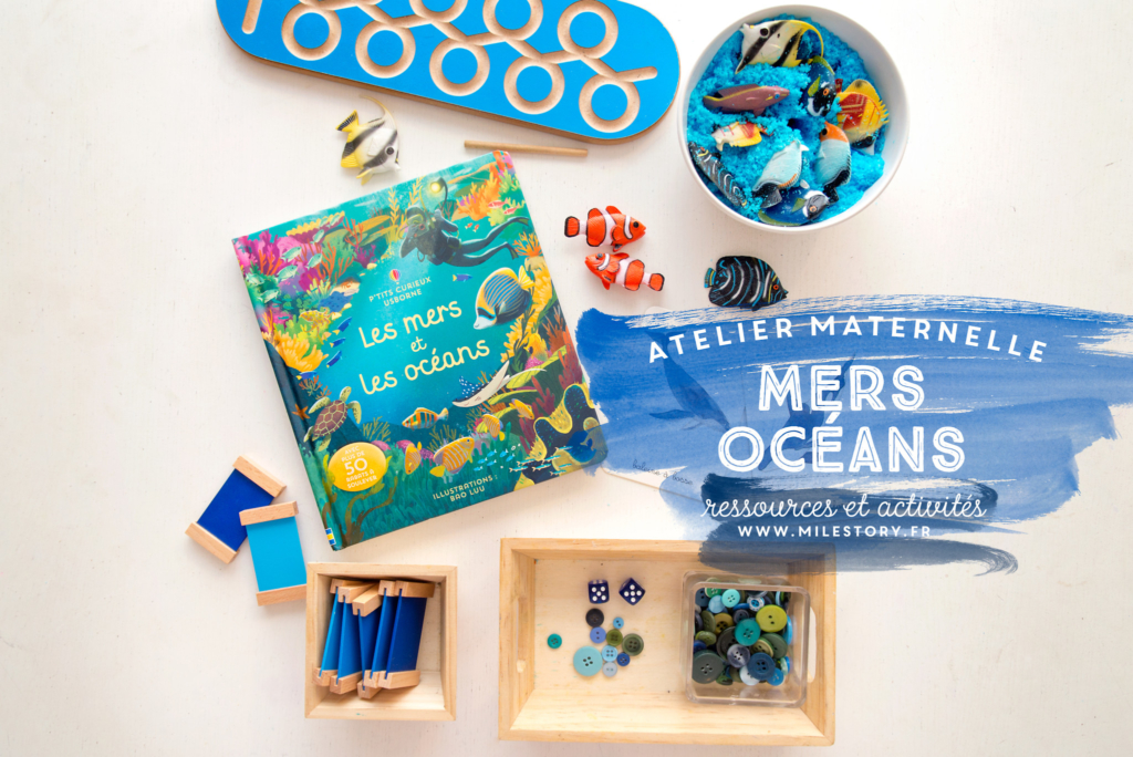Activités Océans, Mer, plage et coquillages - maternelle - Milestory
