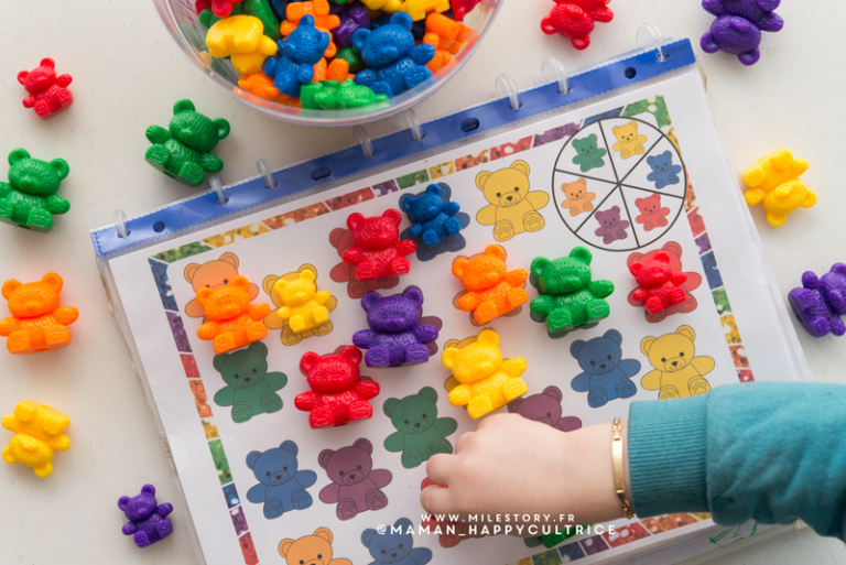 Activités avec les ours / oursons de tri - Milestory.fr Fiches d ...