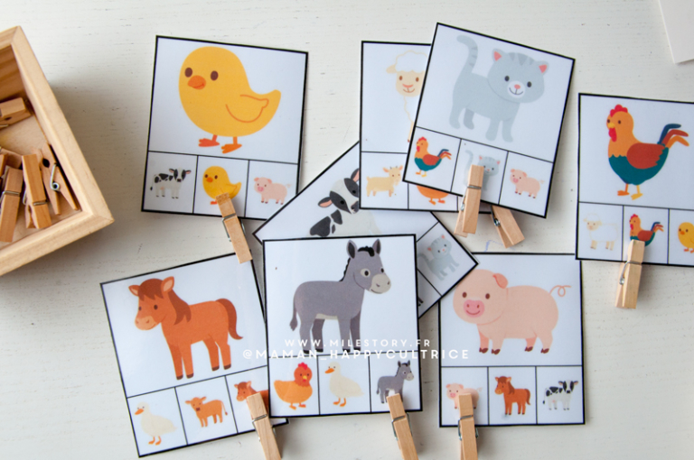 Activités ferme et animaux de la ferme maternelle - Milestory fiches ...