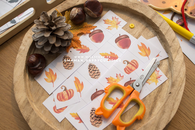 Activités autonomes thème automne d'inspiration Montessori - maternelle ...
