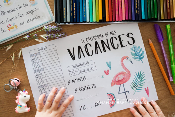 Affiche rentrée premier jour d'école à imprimer (crèche, ps, ms..cp,ce1 ...