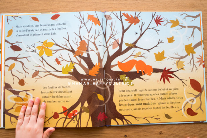 L'automne de petit écureuil - Milestory.fr