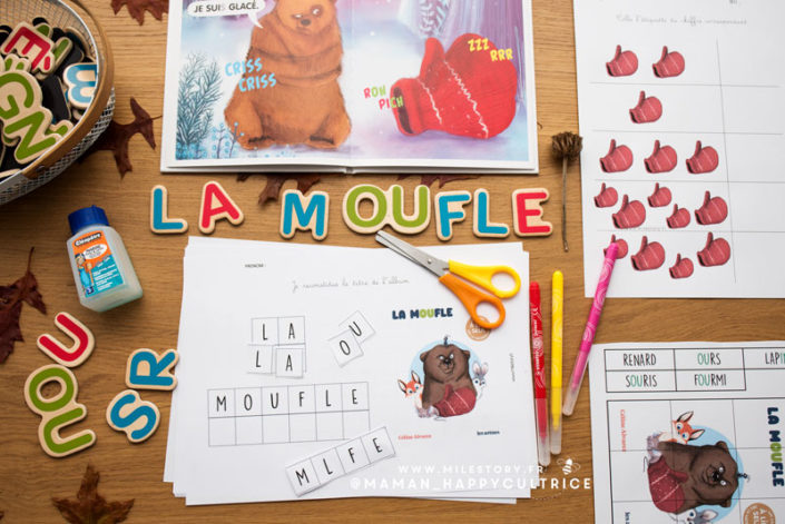Exploitation la moufle de Céline Alvarez - Maternelle, cp - Milestory ...