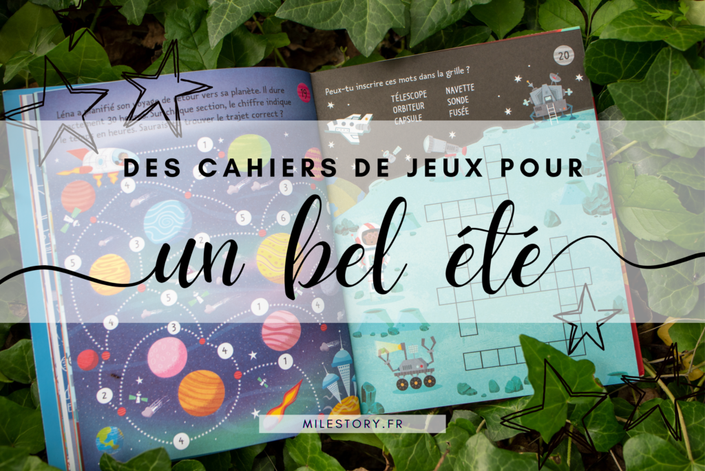 Des aventures intergalactiques avec ces deux cahiers d'activités ...