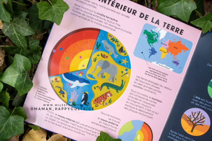 Un superbe livre documentaire pour enfants sur la Terre en transparents ...