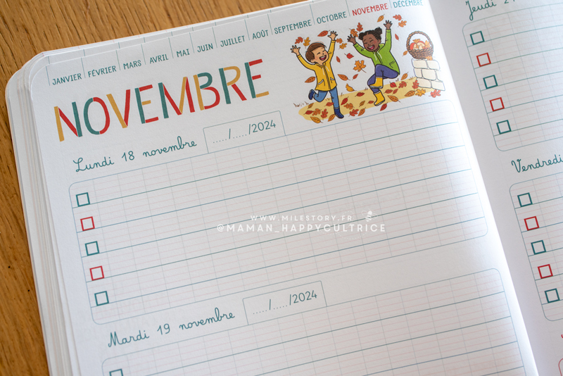 l’Agenda Scolaire Parfait pour vos Enfants ! - Milestory.fr Fiches d ...