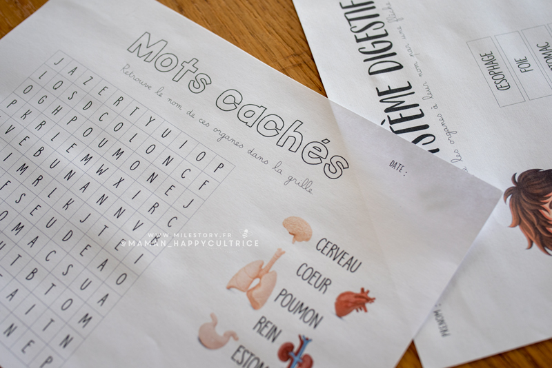 Corps humain : livre, activités à imprimer pour enfants – Devinettes ...